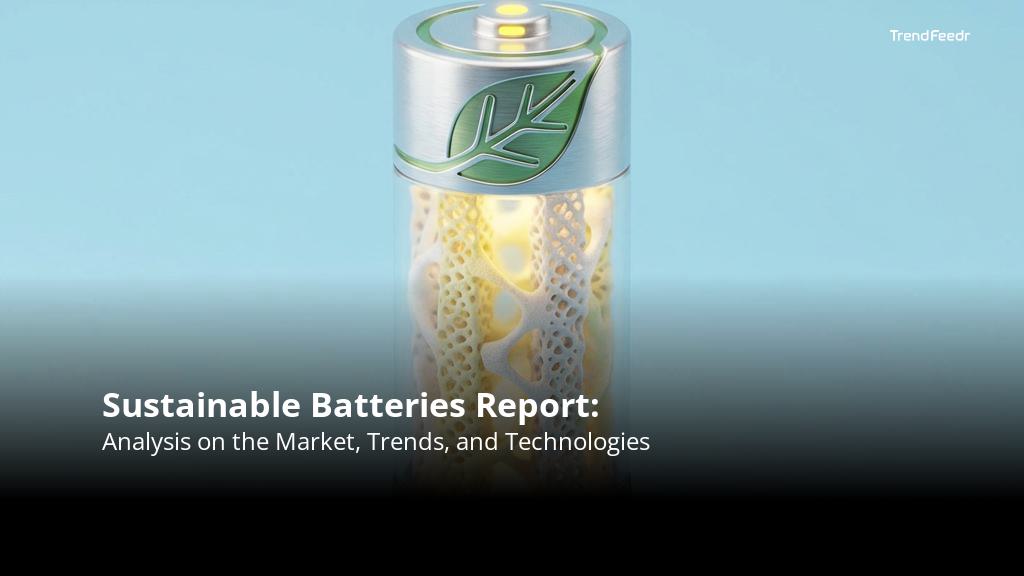 Sustainable Batteries Report | TrendFeedr